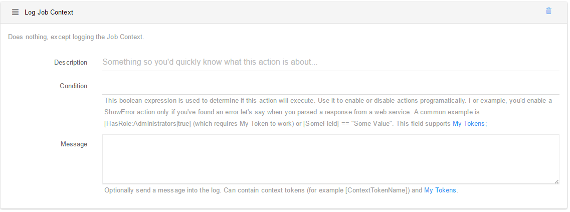 Log Job Context | DNN Sharp Documentation Center